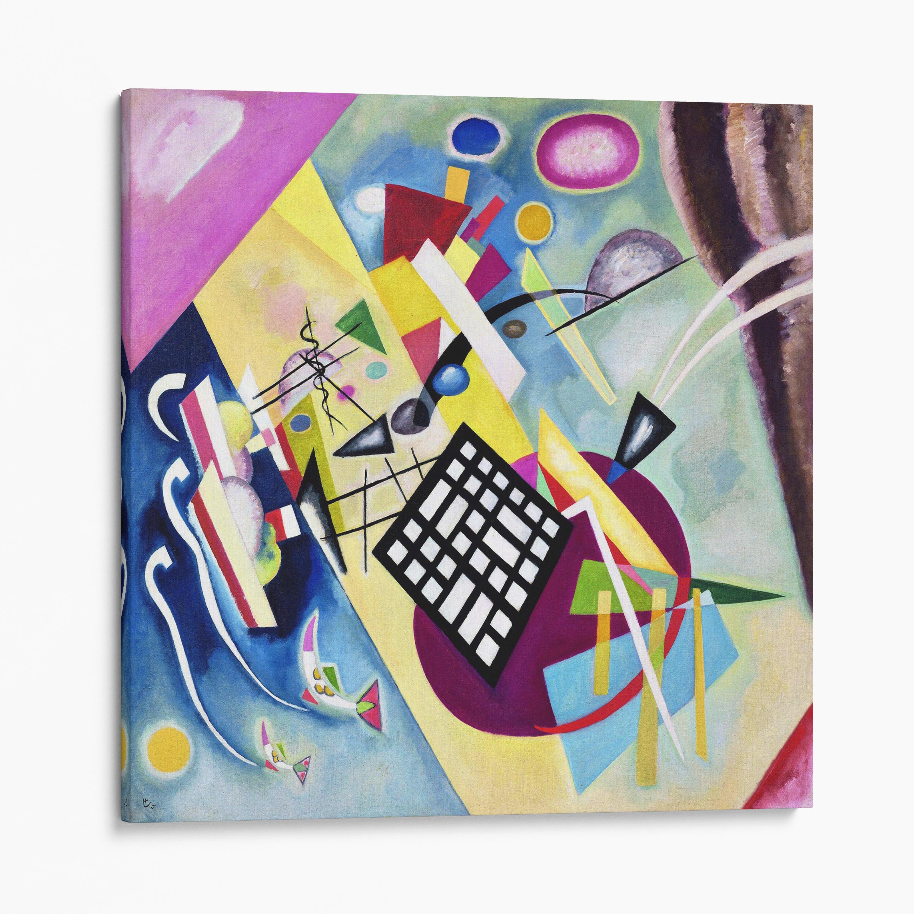 Black Grid by Kandinsky Canvas Wall Art Prints – Big Canvas Art Prints
