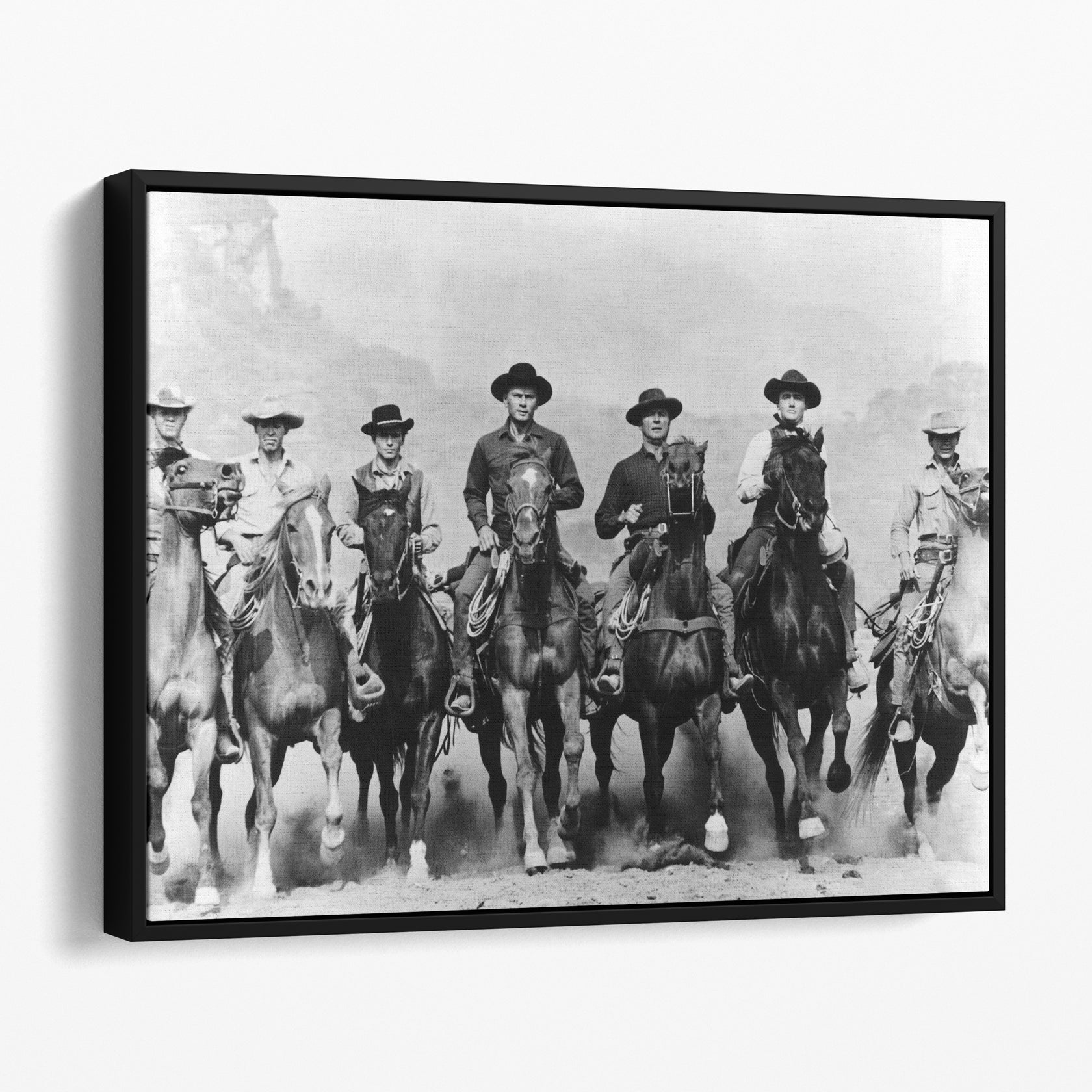 The Magnificent Seven On Horseback 1960 Canvas Wall Art Prints – Big ...