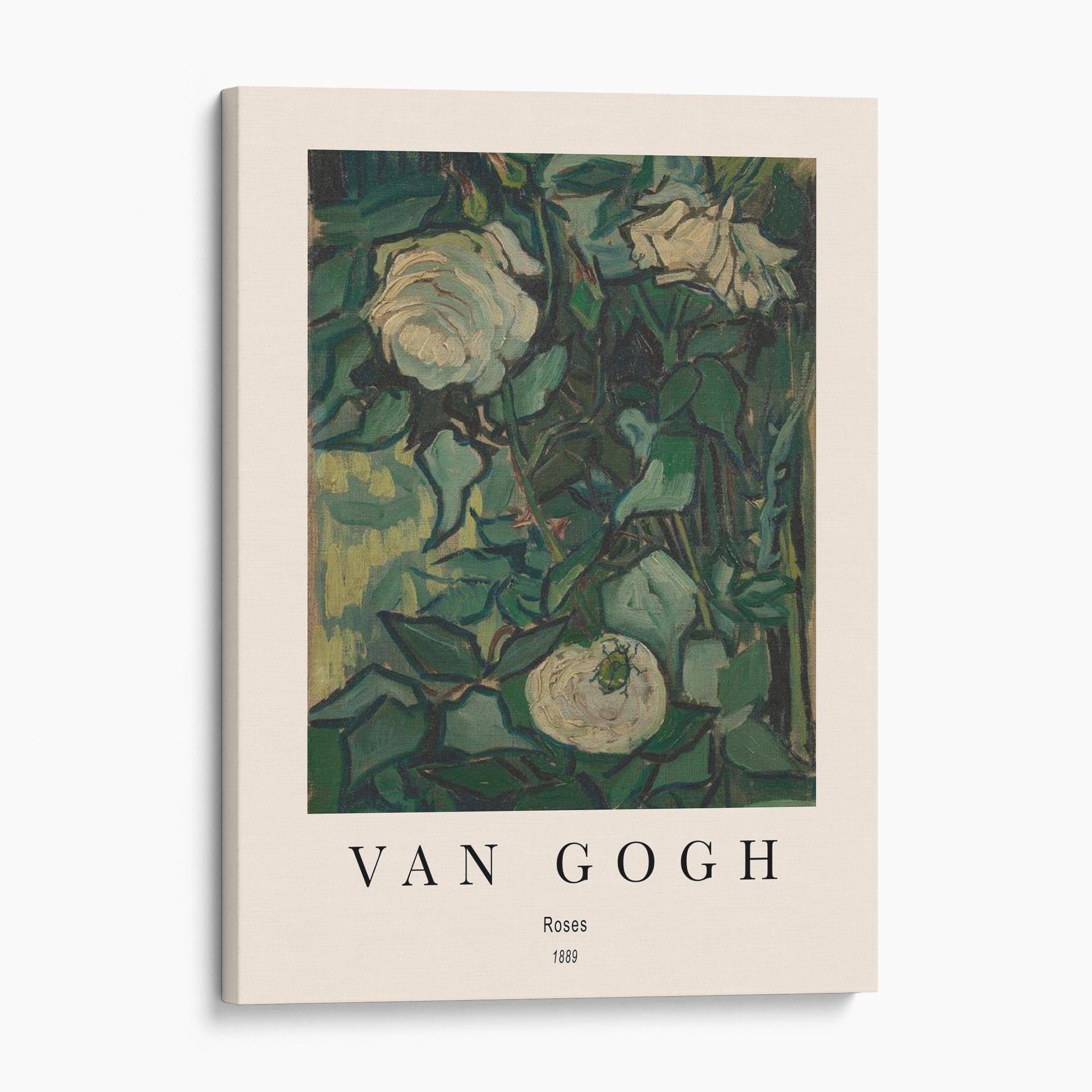 Vincent Van Gogh: Roses 1889 Canvas Wall Art Prints – Big Canvas Art Prints