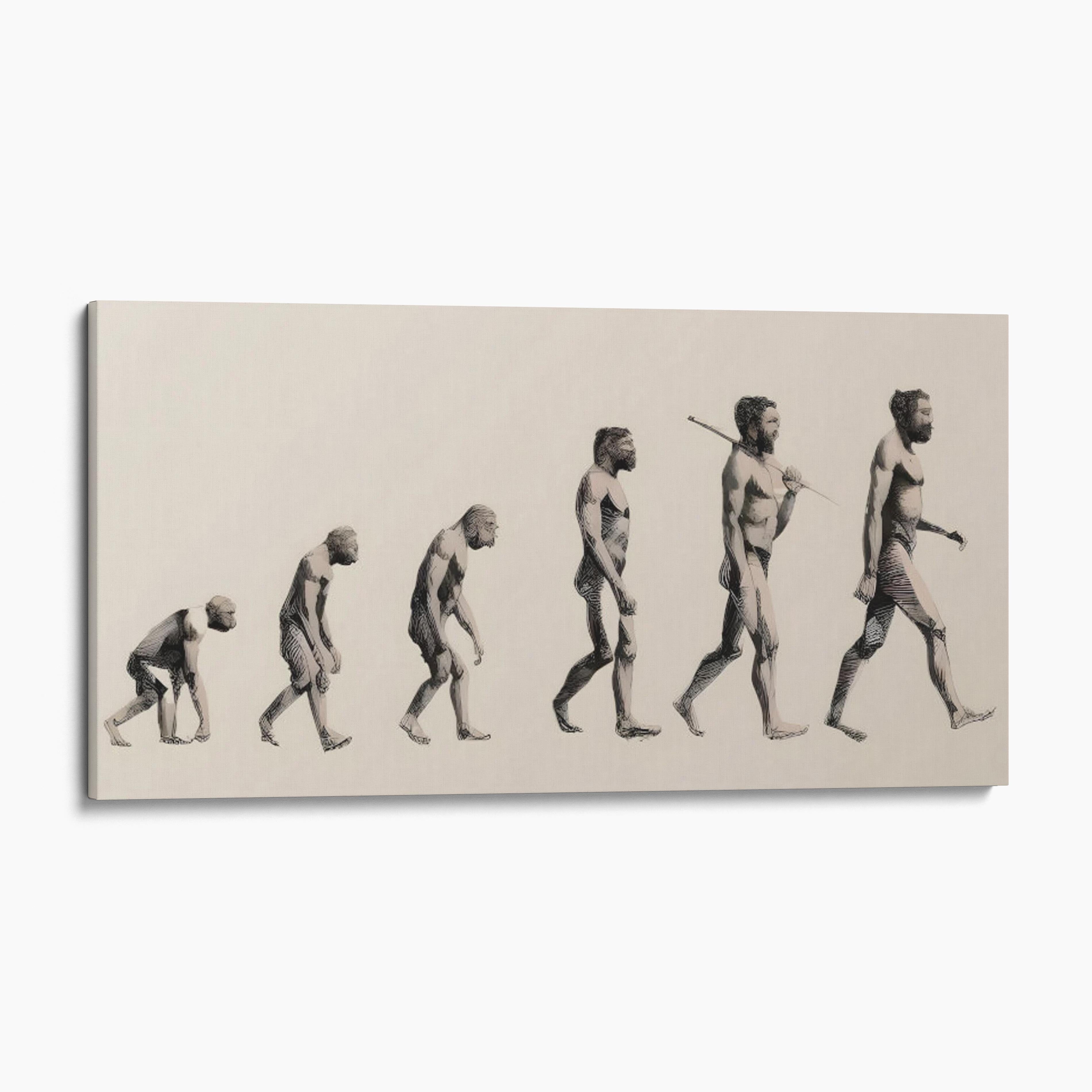 Progress of Human Evolution Canvas Wall Art Prints – Big Canvas Art Prints