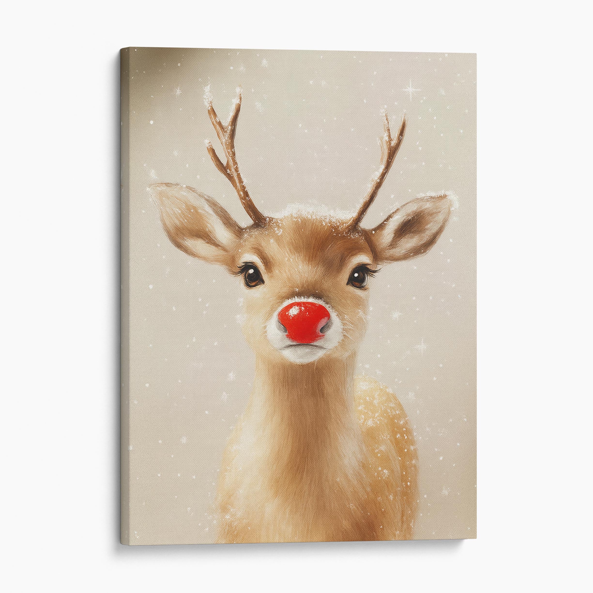 Rudolph The Red-Nosed Reindeer Canvas Wall Art Prints – Big Canvas Art ...