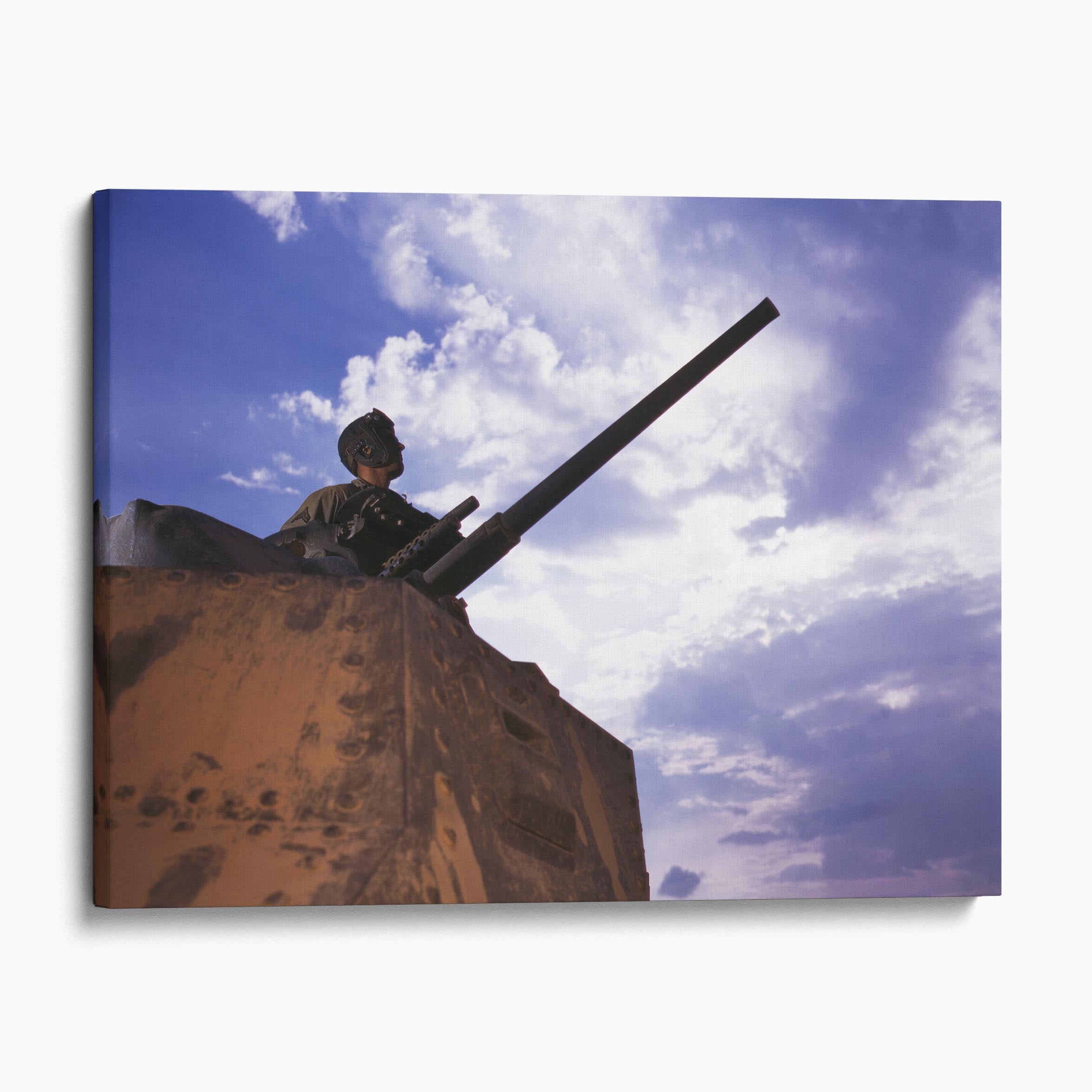 Tank Commander World War Two Canvas Wall Art Prints – Big Canvas Art Prints